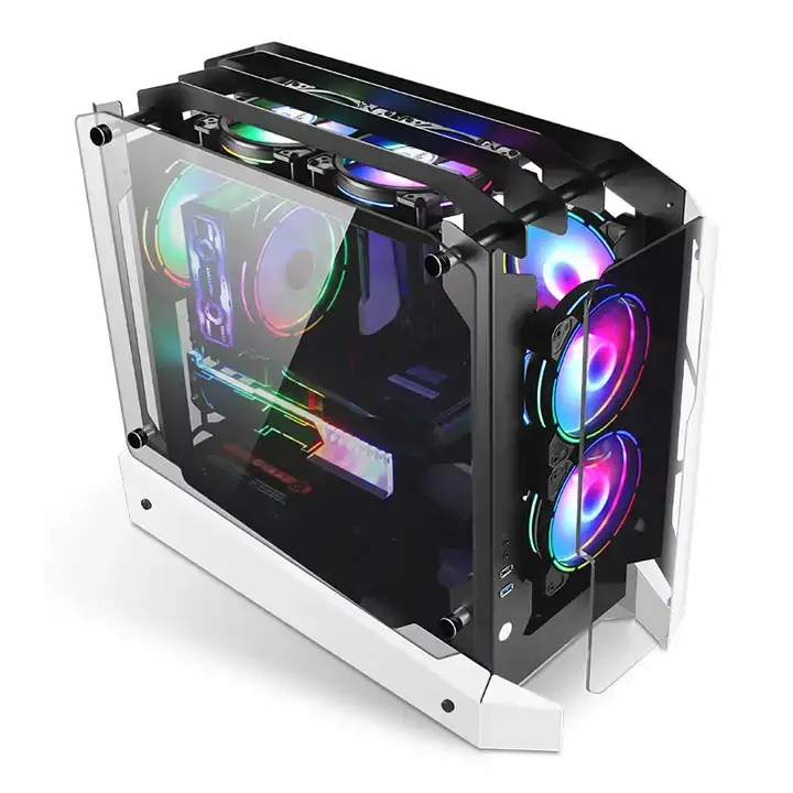 Christmas Customize Logo ATX PC Case Gaming Desktop Computer Cases ...