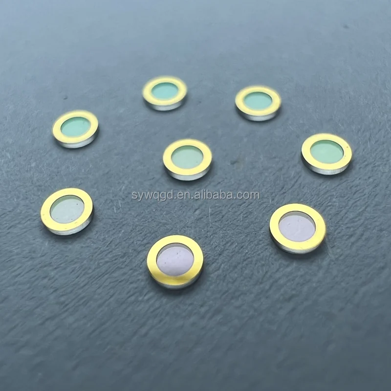 Sapphire Window Wafer Custom Wafer Thickness Sapphire Glass Window Gold ...