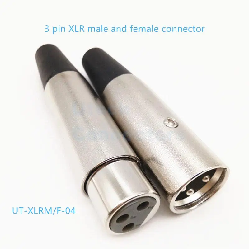 3-pin XLR Solder Type Audio Microphone Cable Connectors