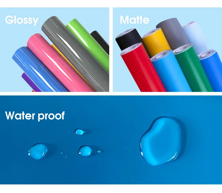 Colored Cutting Vinyl - Durable, Self Adhesive Stickers