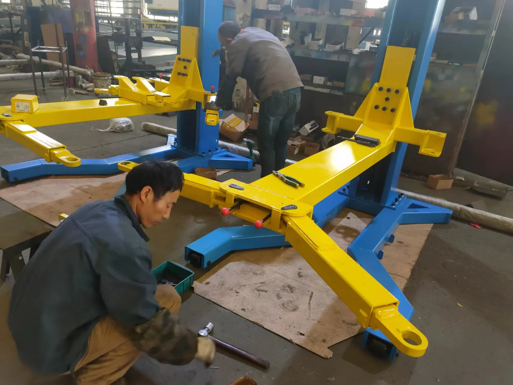 3.5t Four Post Alignment Lift Column Lift Car Lift Auto Hoist With Ce ...