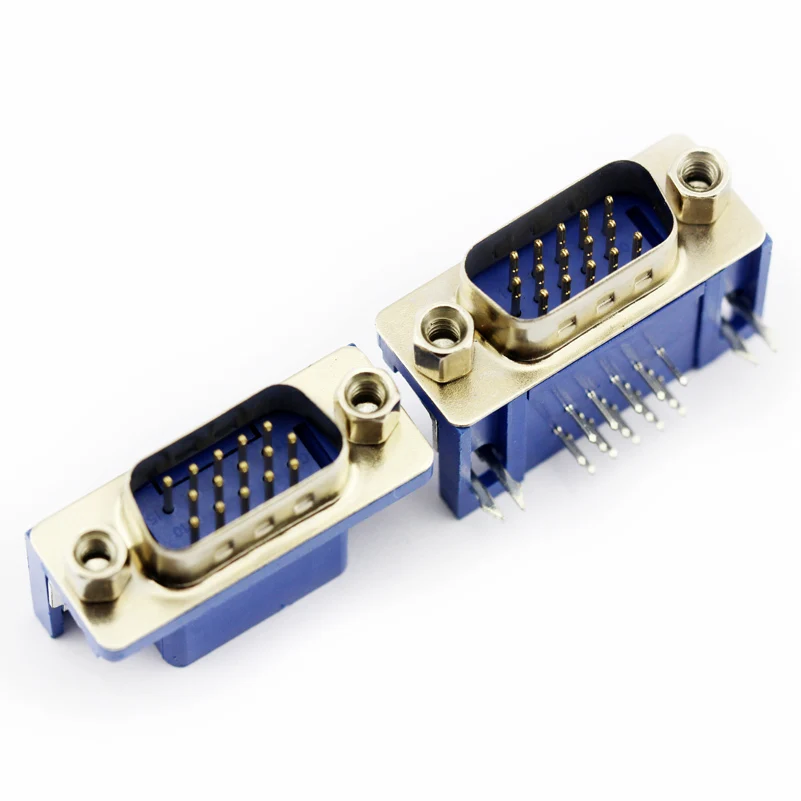 Full-Core Connector Vga Socket Male Seat Male Connector Three Rows 15P ...