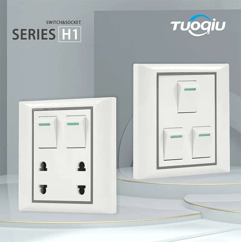 Electrical Switch And Socket Outlet Manufacturer 1/2/3/4 Gang 1/2 Way ...