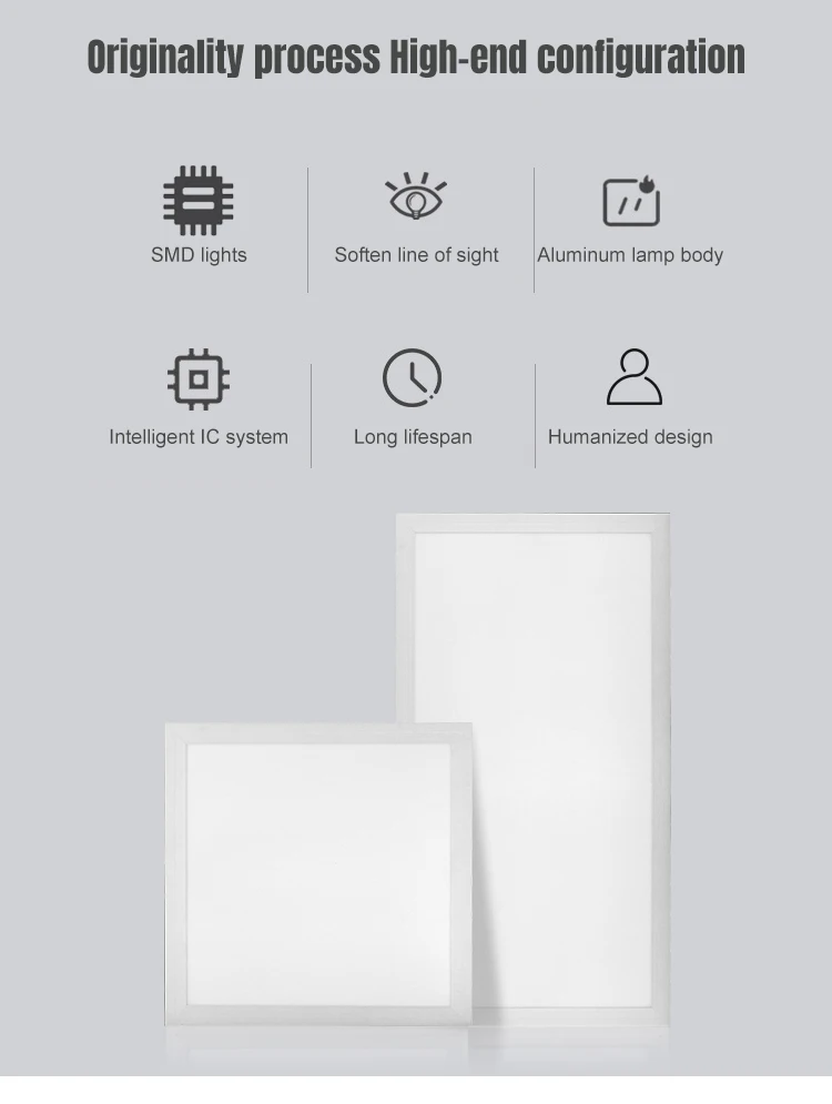 OKELI ODM OEM Aluminum Iron 600x600 1200x600 Slim Led Panel Light Skd