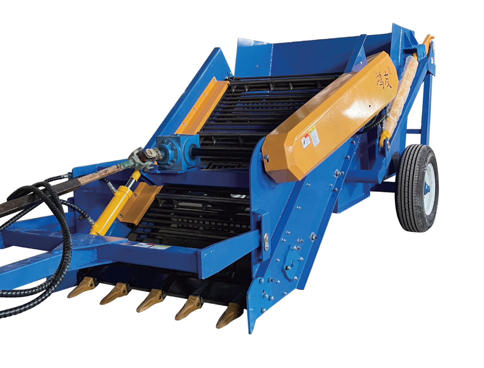 Efficient Rock Stone Picker Machine for Farmland Management