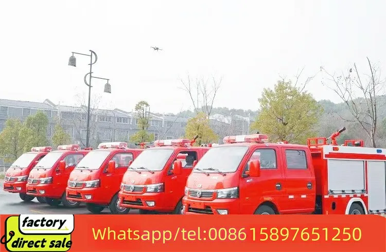 Dongfeng 2000 Liters Water Tank Fire Engine Fire Fighting Truck Price ...