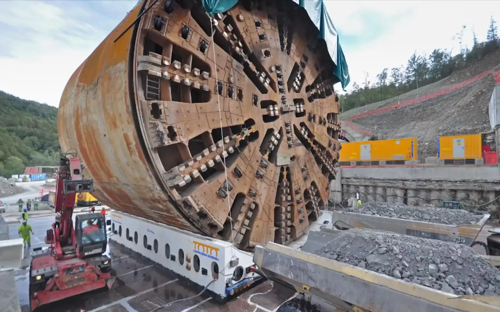 Tunnel Boring Machine Cutter Ring Disc Cutter Same To Hk(herrenknecht ...