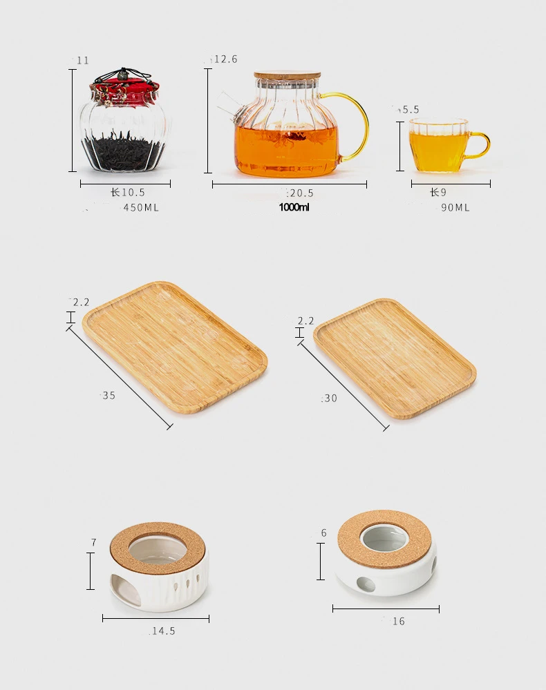 Borosilicate Clear Large Glass Tea Jug With Infuser - Buy Glass Tea Jug ...