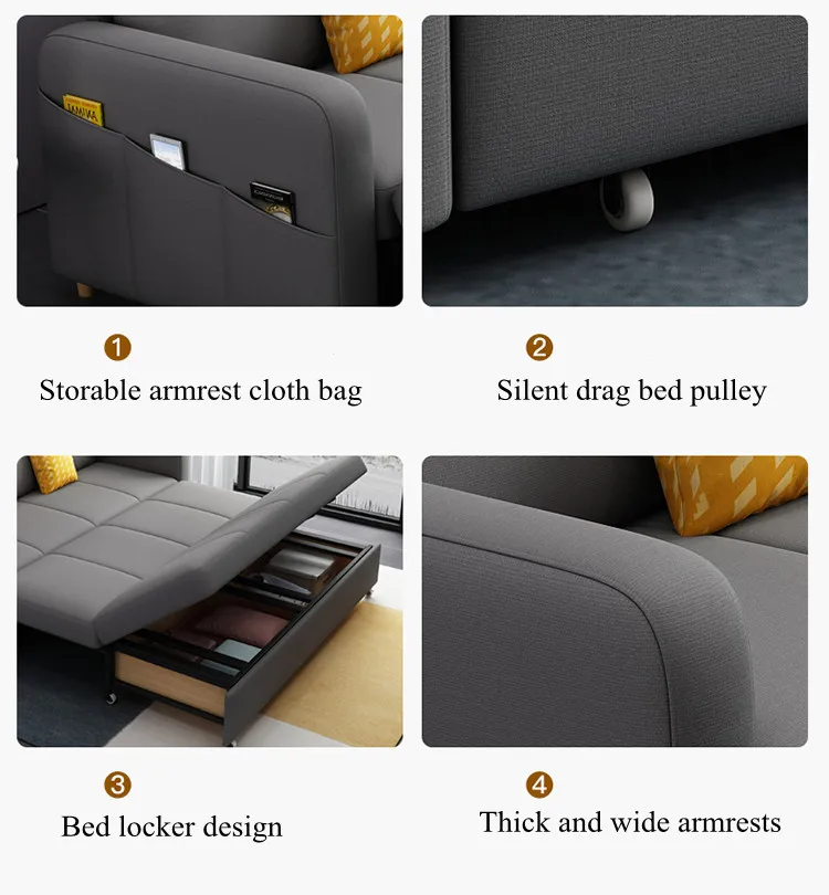 Space-saving Multi-Purpose Living Room Set Furniture