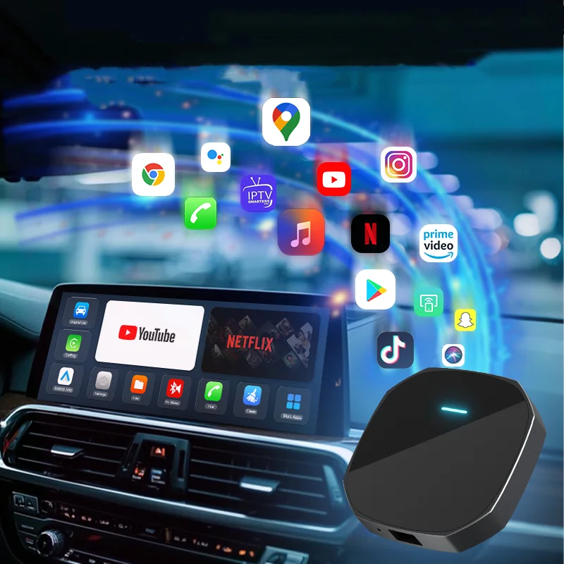 Phoebus Link Wireless Dual Wifi Carplay Adapter With Youtube Netflix ...