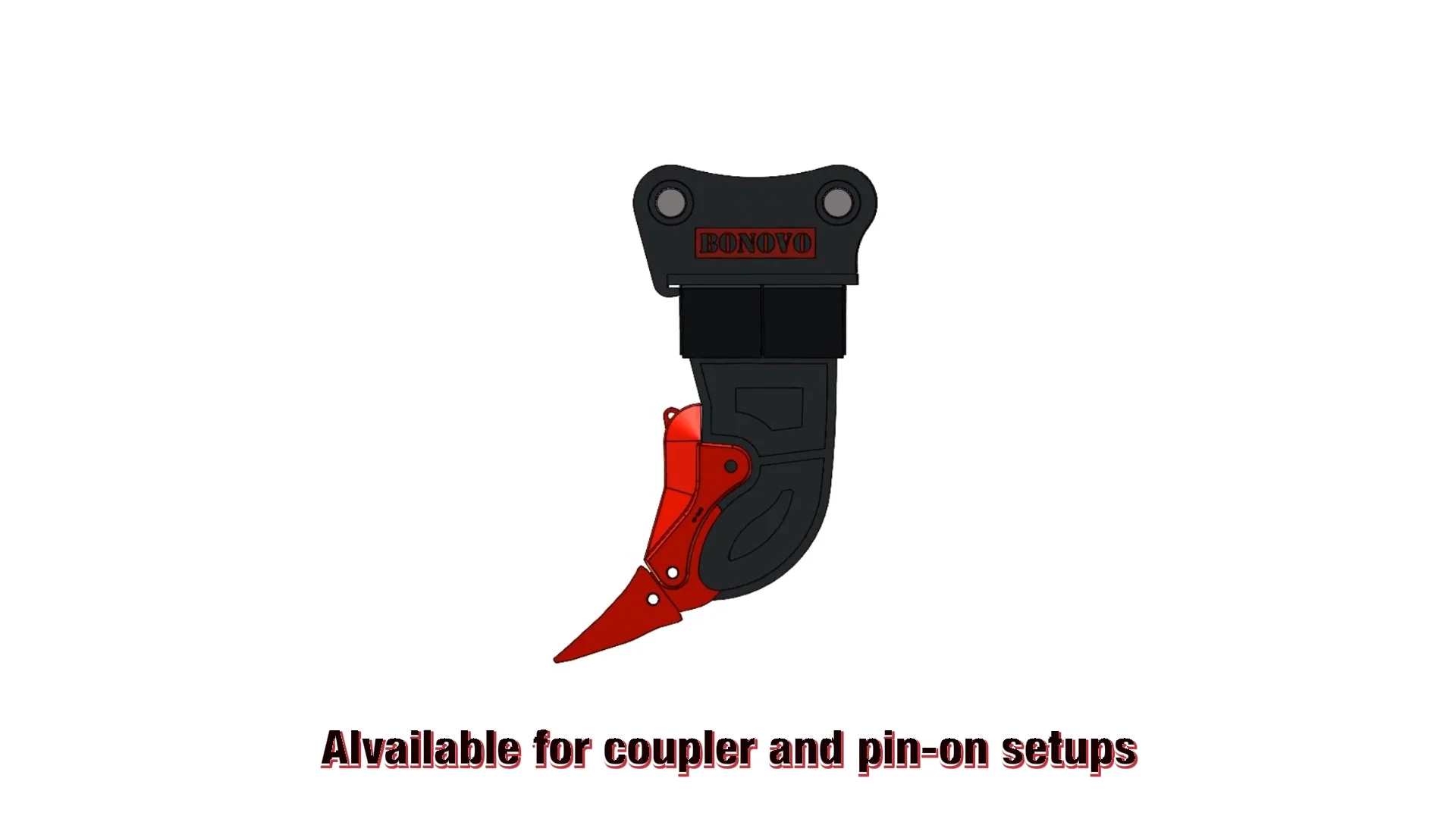 Bonovo Excavator Single Ripper Mini Digger Tooth Ripper For Wacker ...