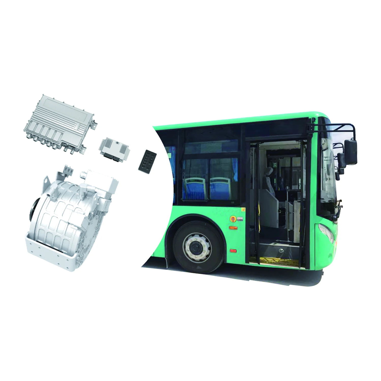 Risunpower Electric Bus Drive Control System 120kw-200kw Pure Electric ...