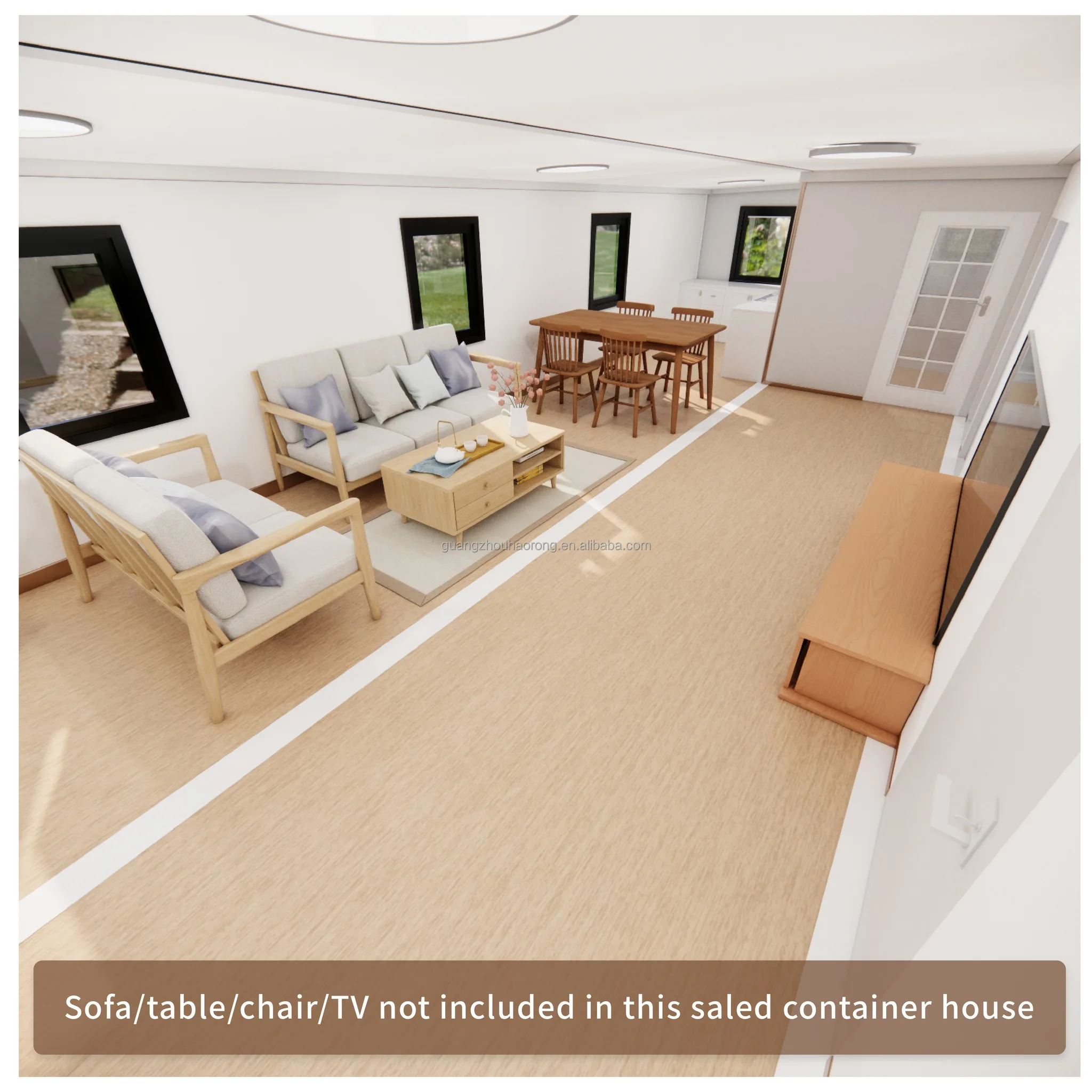 Prefabricated Expandable Container House 40ft 3 Bedrooms Luxury Villa ...