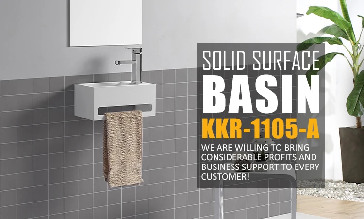 Artificial Stone Wash Basin Toilet - Modern Bathroom Vanities