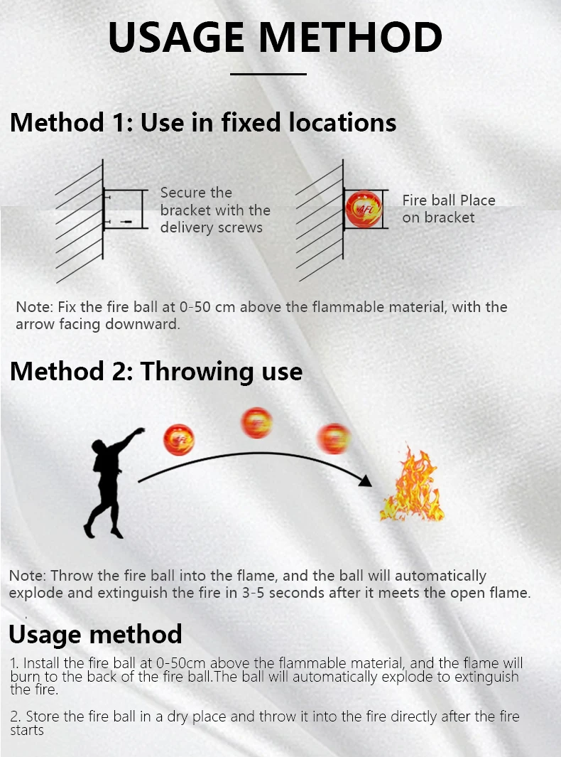 AFO Automatic Fire Extinguisher Ball - Dry Powder Auto Fire
