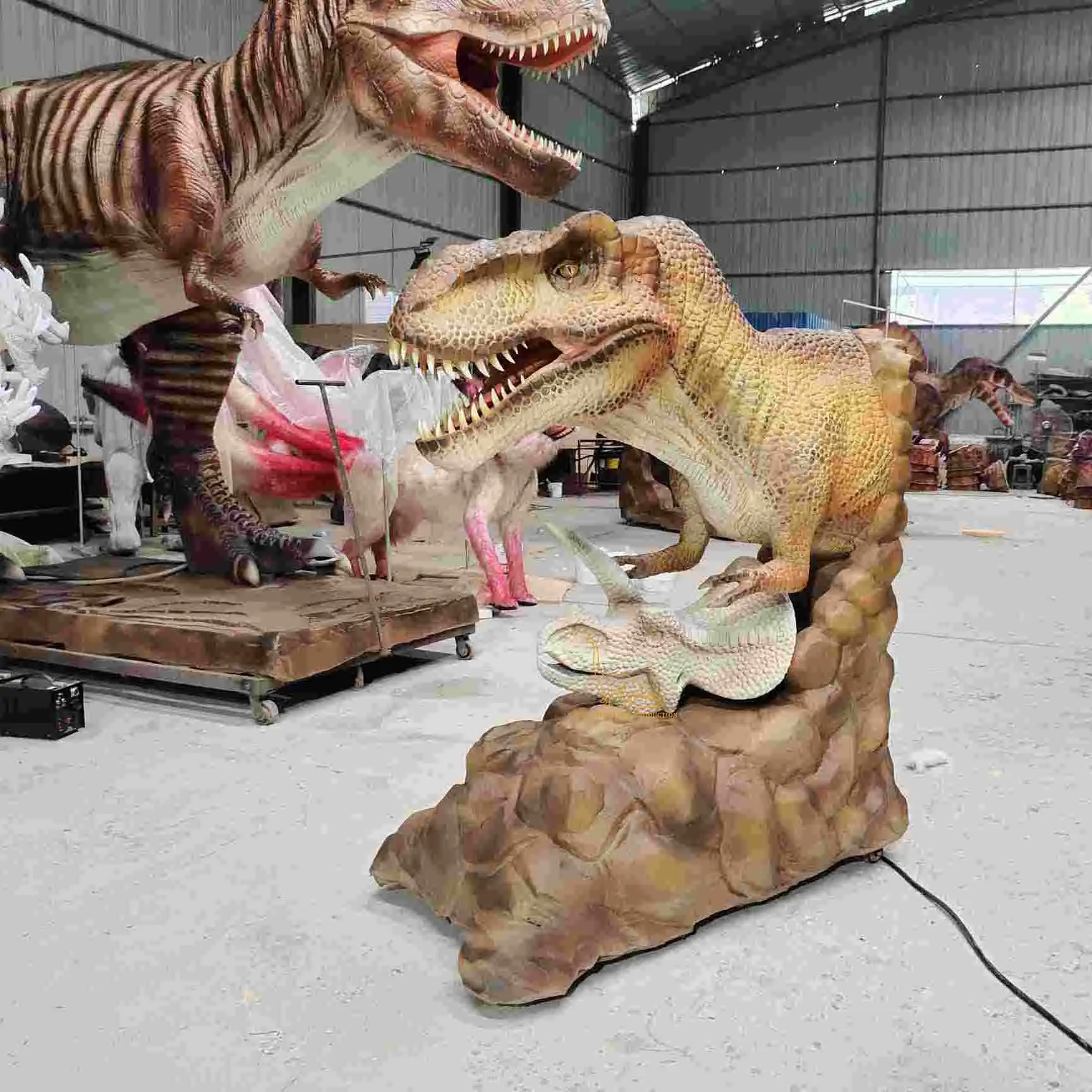 Theme Park Dinosaur Head Sculpture Animatronic For Sale - Buy Theme ...