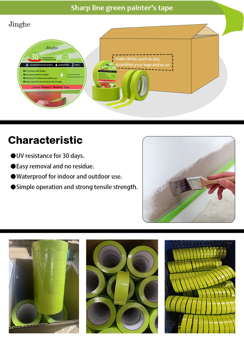 30 Days Uv Resistant For Clean Removal Razor Sharp Paint Lines Custom ...