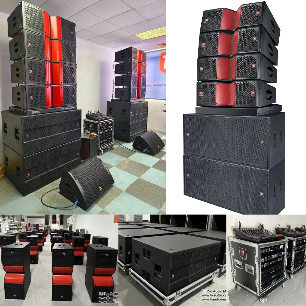 T.I Pro Audio - Professional Dual 12 Inch Line Array System