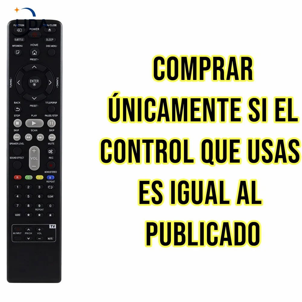 Akb73775802 Replaced Remote Fit For Lg Blu-ray Disc Player Dvd Home ...