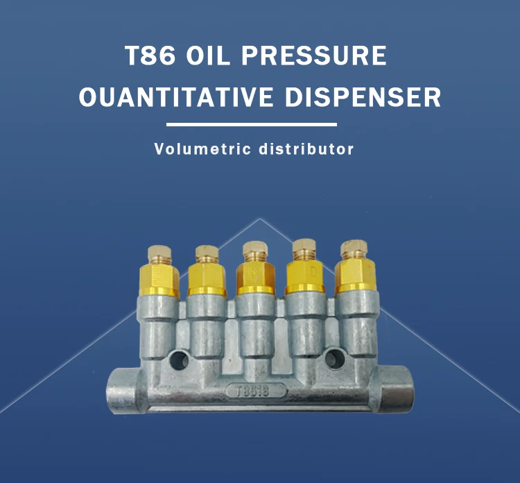 2-6 Way Volumetric Lube Grease Oil Piston Divider Valve Lubrication ...