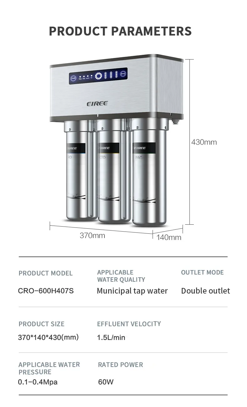 800 GPD RO System - Efficient & Reliable Water Filtration
