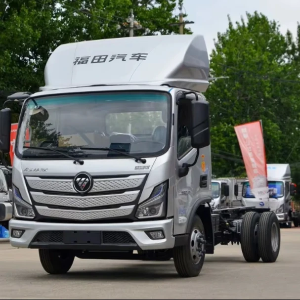 6 Wheeler Foton Light Cargo Truck 3 Seats 4x2 Mt Mini Diesel Light Truck Diesel Cummins Engine ...