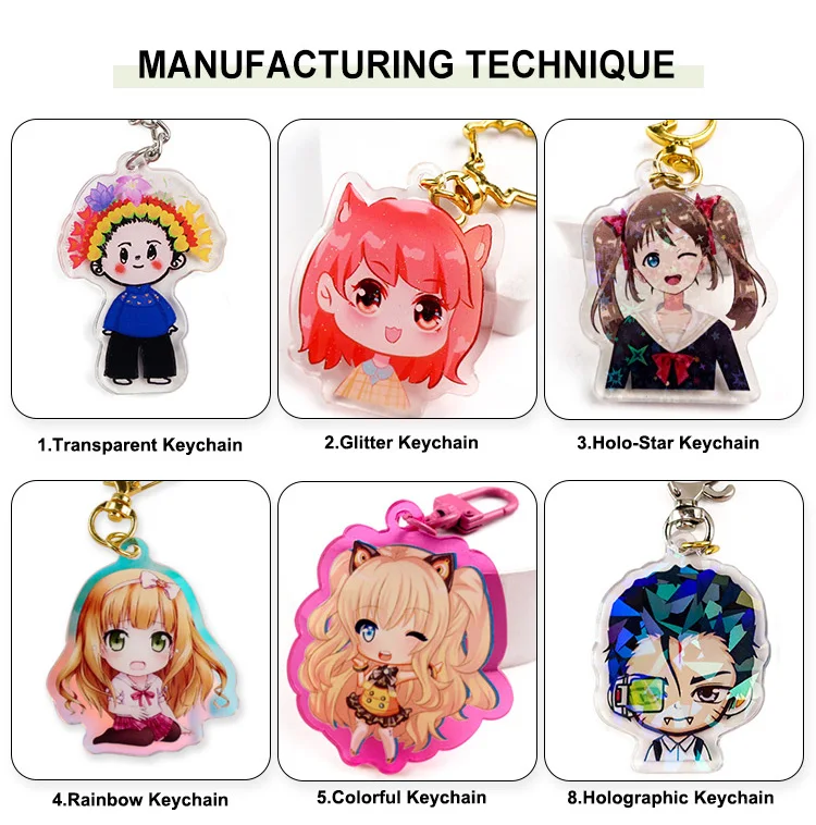 Wholesale Kawaii Printed Cute Anime Cartoon Plastic Charms
