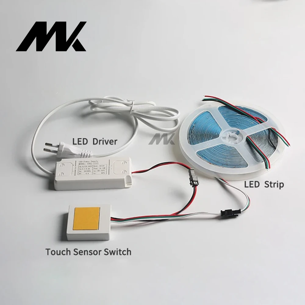 12V 5A 60W Inductive Switch LED Dimmer Cheap One Key One Color Selected ...