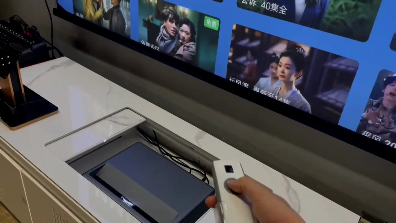 100 Inch Motorized Electric Projector Screen Ust Alr Roll Up Pet ...