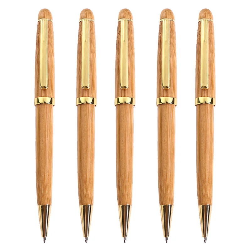 Recycled Bamboo Wooden Ballpoint Pen With Stylus Touch Screen Pen 2 In 1 Eco Friendly Pen With ...