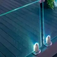 Glass Railing with LED Lights - Stylish & Durable Solutions