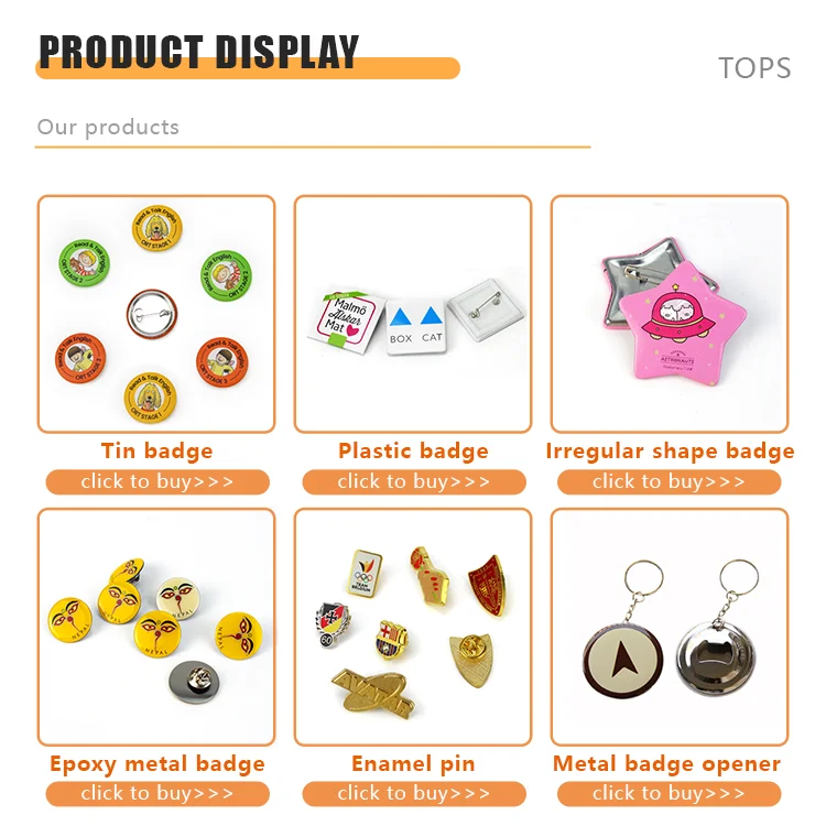 Personalized Magnetic Badges Tin Button Fridge Magnet Badge Decrate ...