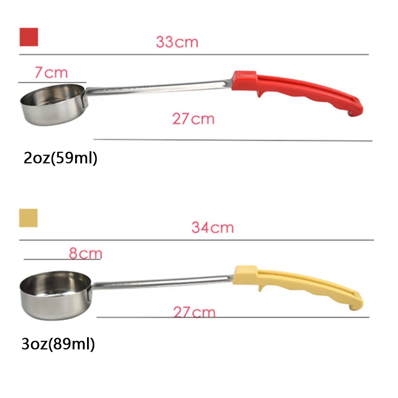 6 Oz Perforated Control Portion Ladle - Measuring Spoon