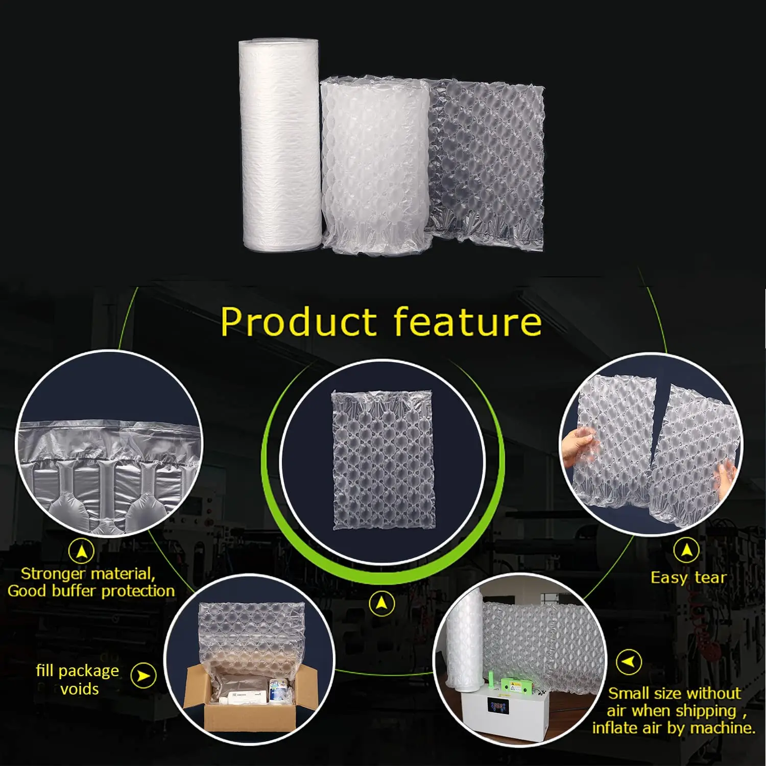 Customized Shockproof Lightweight Wrapped PE Foam Roll Custom ...