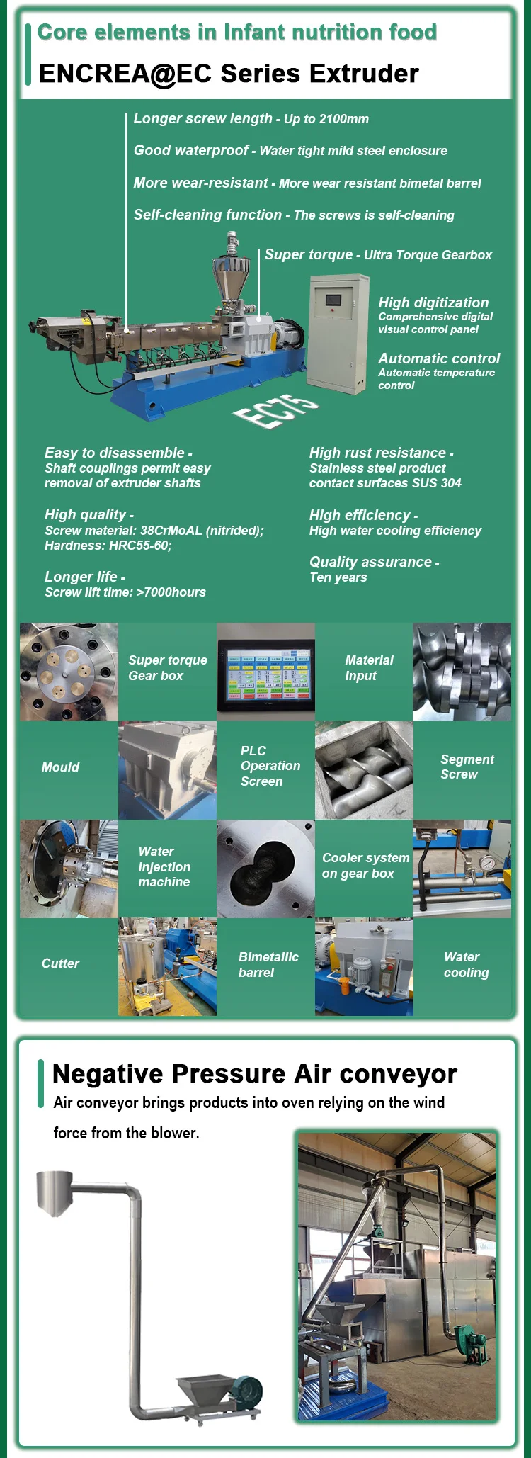 Sunpring High Quality Baby Food Extruder Infant Nutrition Food ...