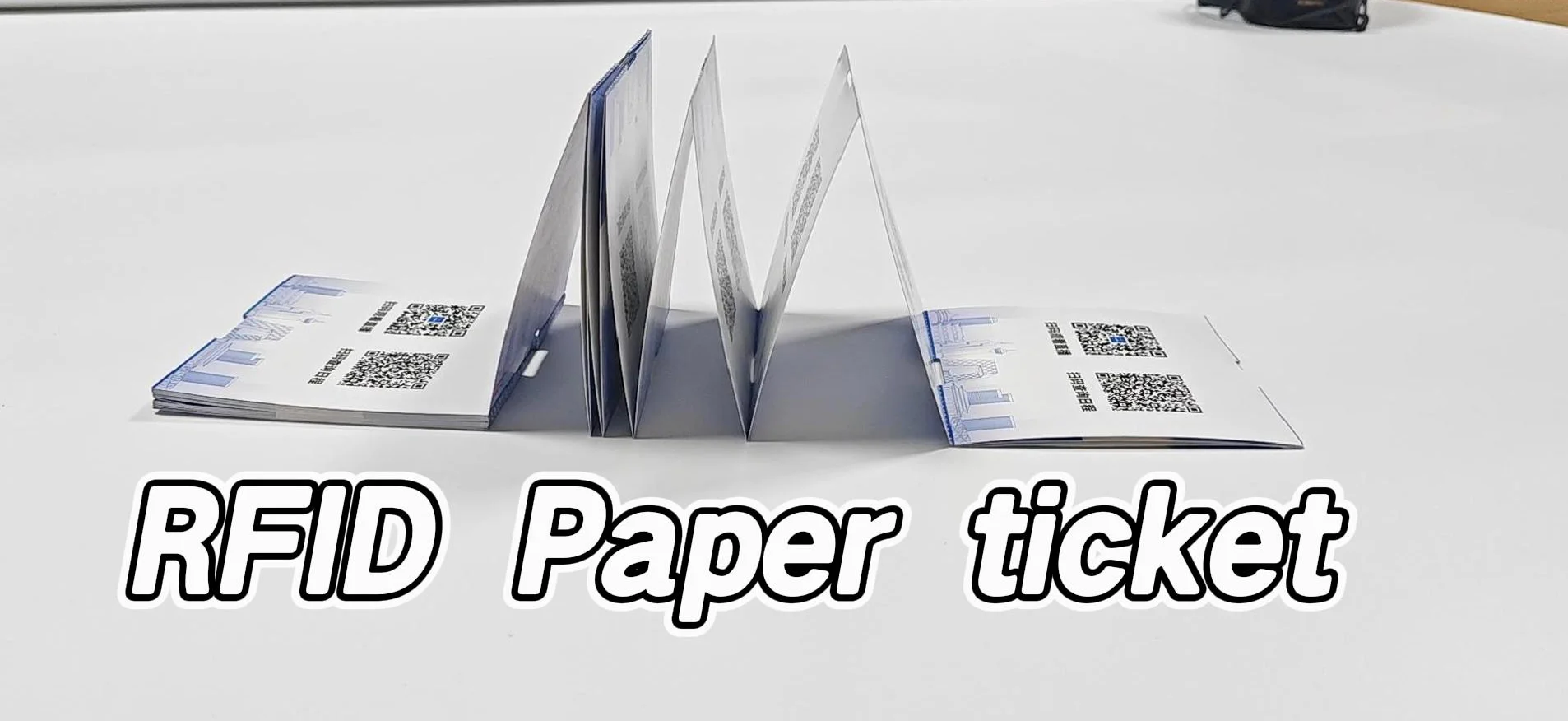 Fanfold Thermal Printable RFID Paper Ticket Thermal Name Badges for ...