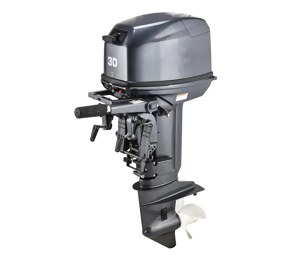 30HP outboard engine, 2 stroke, for 4.2m boat short leg manual or ...