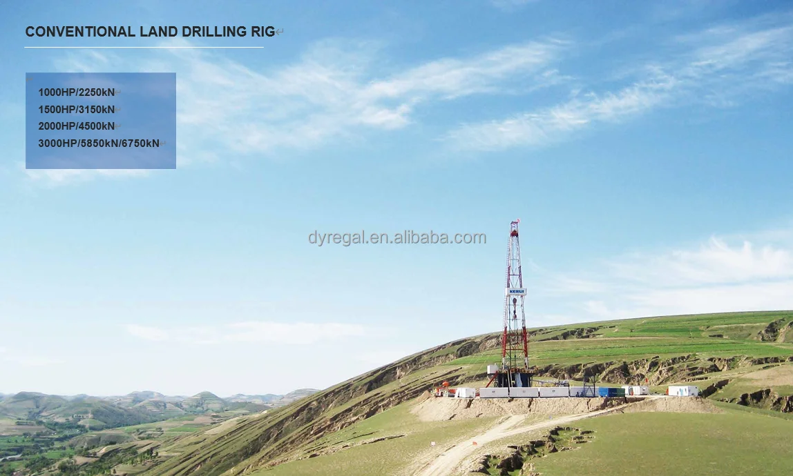 API Standard Drilling Rigs for Oilfield - 1000HP to 3000HP
