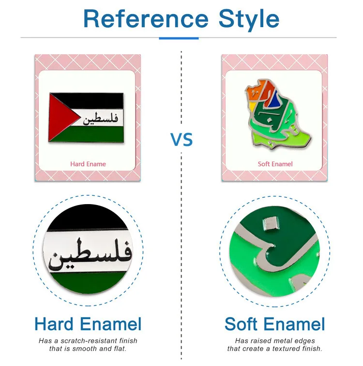 Custom Made Uae Oman Logos Metal Saudi Arabia Lapel Pin Badge Soft ...