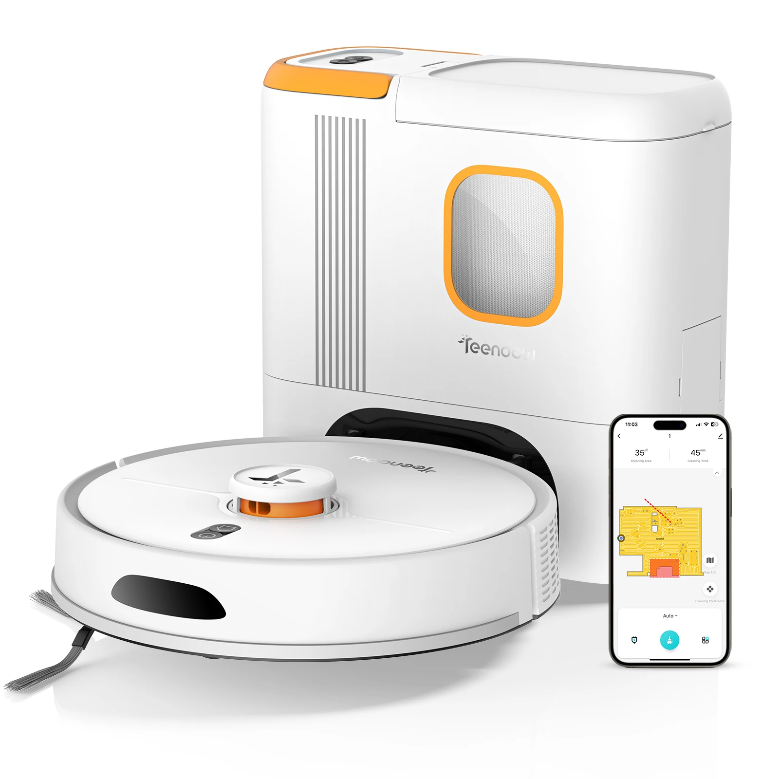 Alibaba.com: Teendow Self-Cleaning Smart Mop Robot Vacuum, Wet/Dry ...