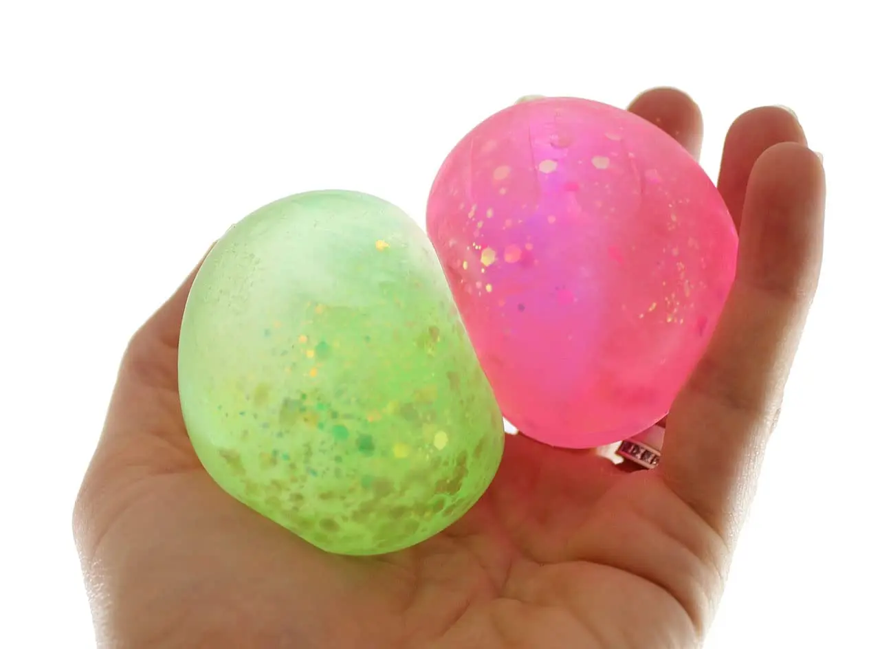 Glitter Fidget Ball Thick Glue/Gel Stretch Ball Ultra Squishy and ...