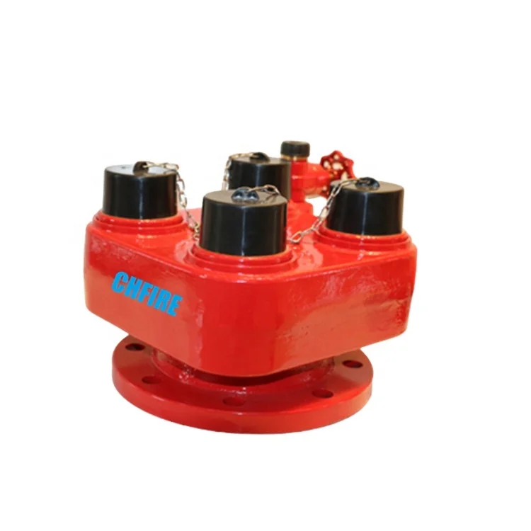 4-Way Fire Department Connection Siamese breeching inlet valve For Fire ...