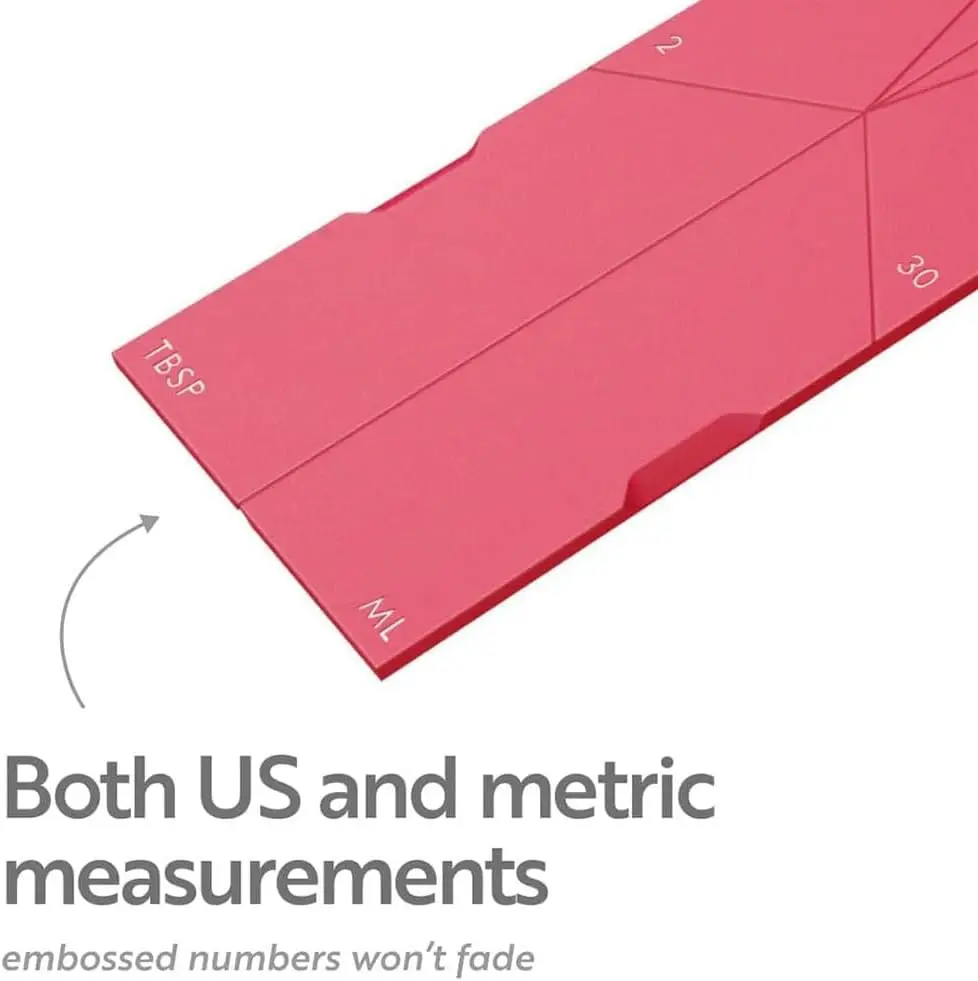 Polygons Flat 3-in-1 Measuring Spoons - Eco-Friendly Utensils