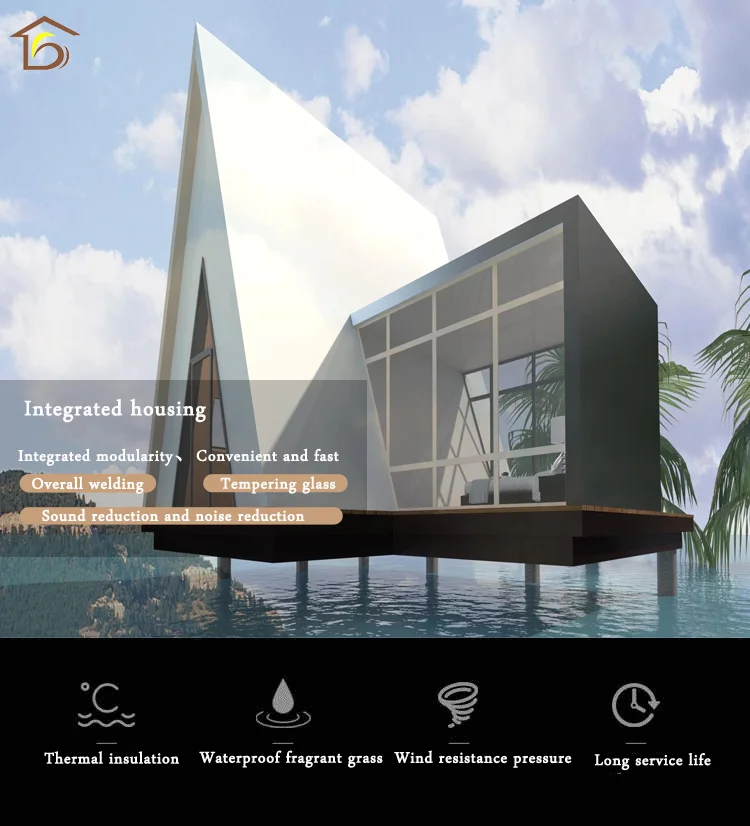 A-type Frame Small Triangular Prefabricated Wooden House Modular ...