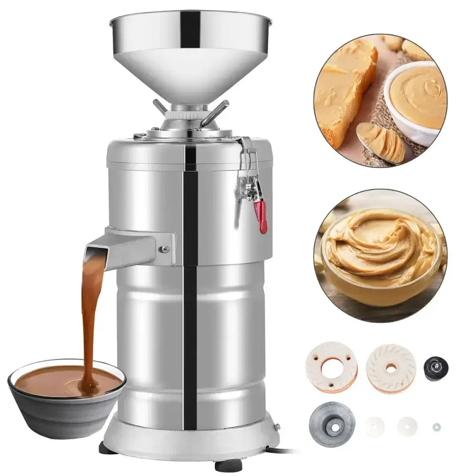Automatic Nut Butter Colloid Mill Peanut Butter Sesame Paste Almond ...