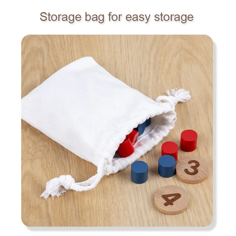 Wooden Montessori Ten Grid Array - Math Enlightenment