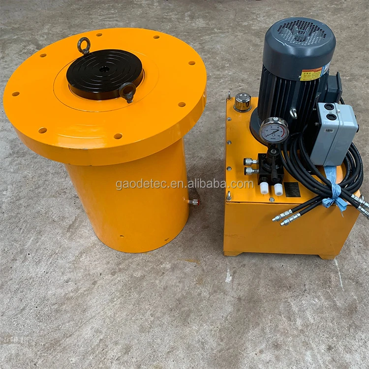 Flange Hydraulic Jack with Oil Rebound & Overflow for Lifting—Strong ...