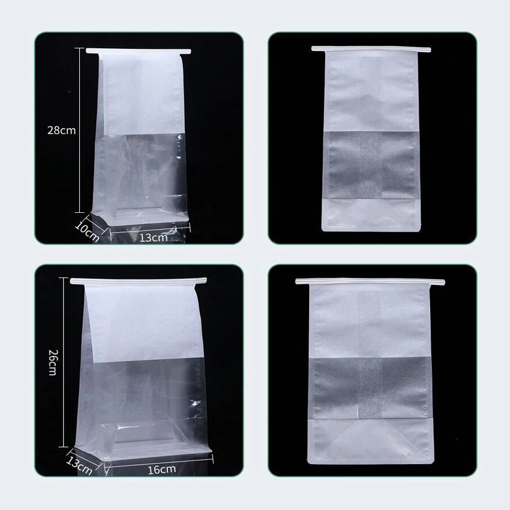 Custom Bakery Paper Packaging Bag Bread Loaf Bagel Toast Brown Bakery ...