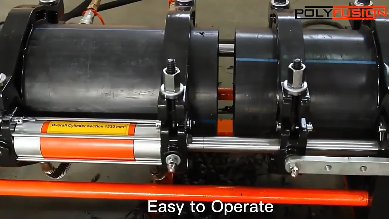 Pf160 Hdpe Pipe Plastic Melting Machine Plastic Pipe Welding Machine ...