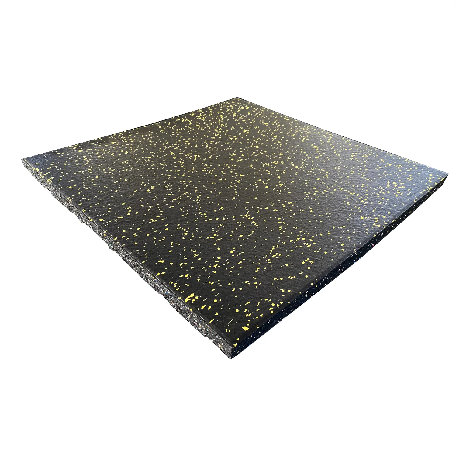1mx1mx15mm Gym Rubber Flooring EPDM Composite Mat for Sports